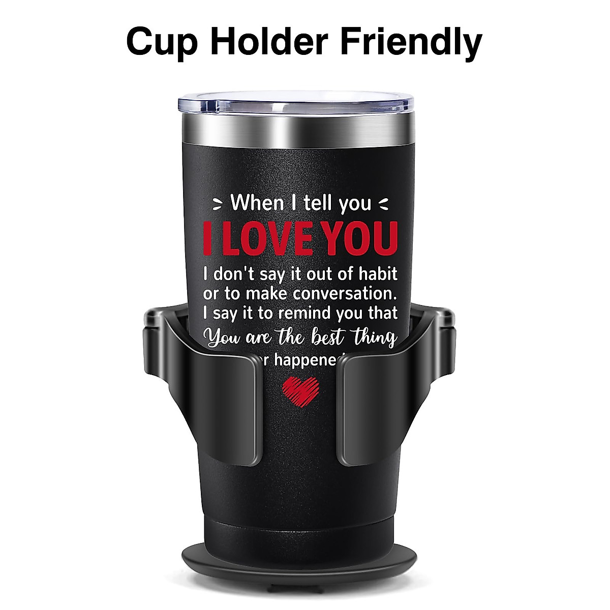 WOELIVE Anniversary Couple Gift for Him, Her - Valentines Day, Christmas, Birthday Gifts for Men, Women, Boyfriend, Girlfriend, Husband, Wife, 20oz Stainless Steel Tumbler