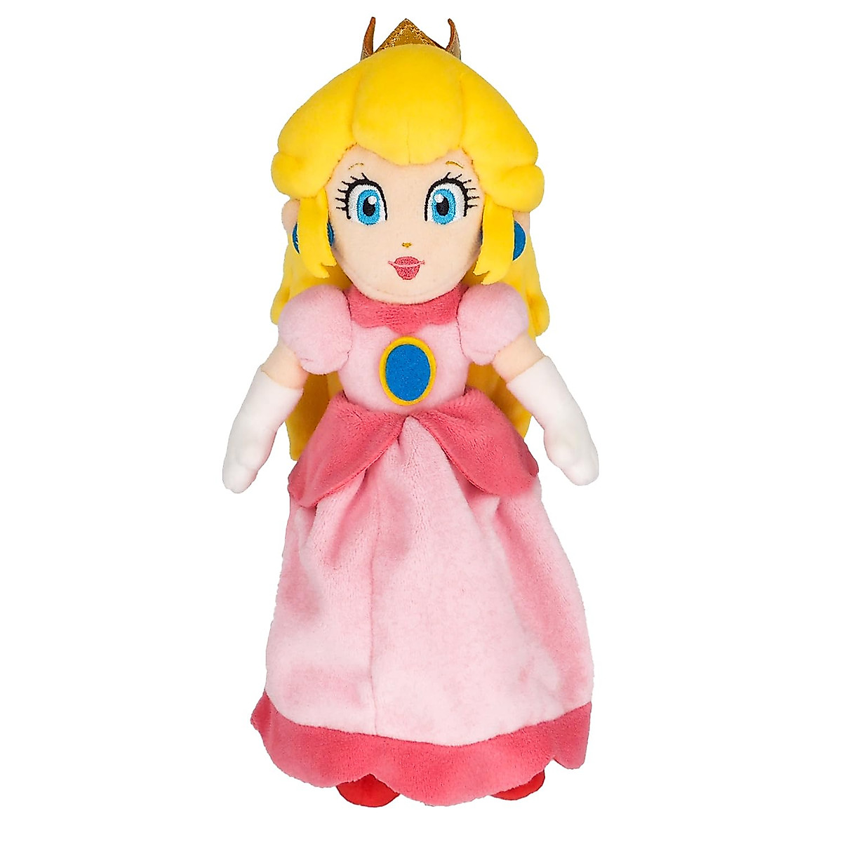 Sanei Super Mario All Star Collection - AC05 - 10" Princess Peach Small Plush,Pink
