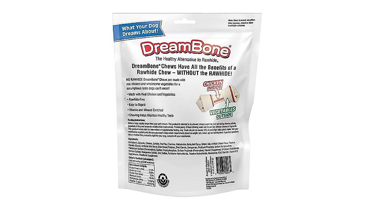 DreamBone Medium Chews - Real Meat & Veggies for Dogs