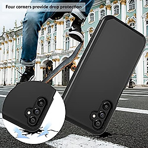 TMIDVFV Compatible with Samsung Galaxy A14 5G Case, with Belt Clip Holster Heavy Duty Rugged Shockproof Full Body Protection Kickstand Phone case for Samsung Galaxy A14 5G (Black)