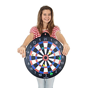 Giggle N Go Magnetic Dart Board Kids - Magnetic Dart Board for Boys or Girls Boys Gifts Age 6 and Above. Fun Dart Game for Kids and Make Great Xmas or Birthday Gifts for Boys or Girls