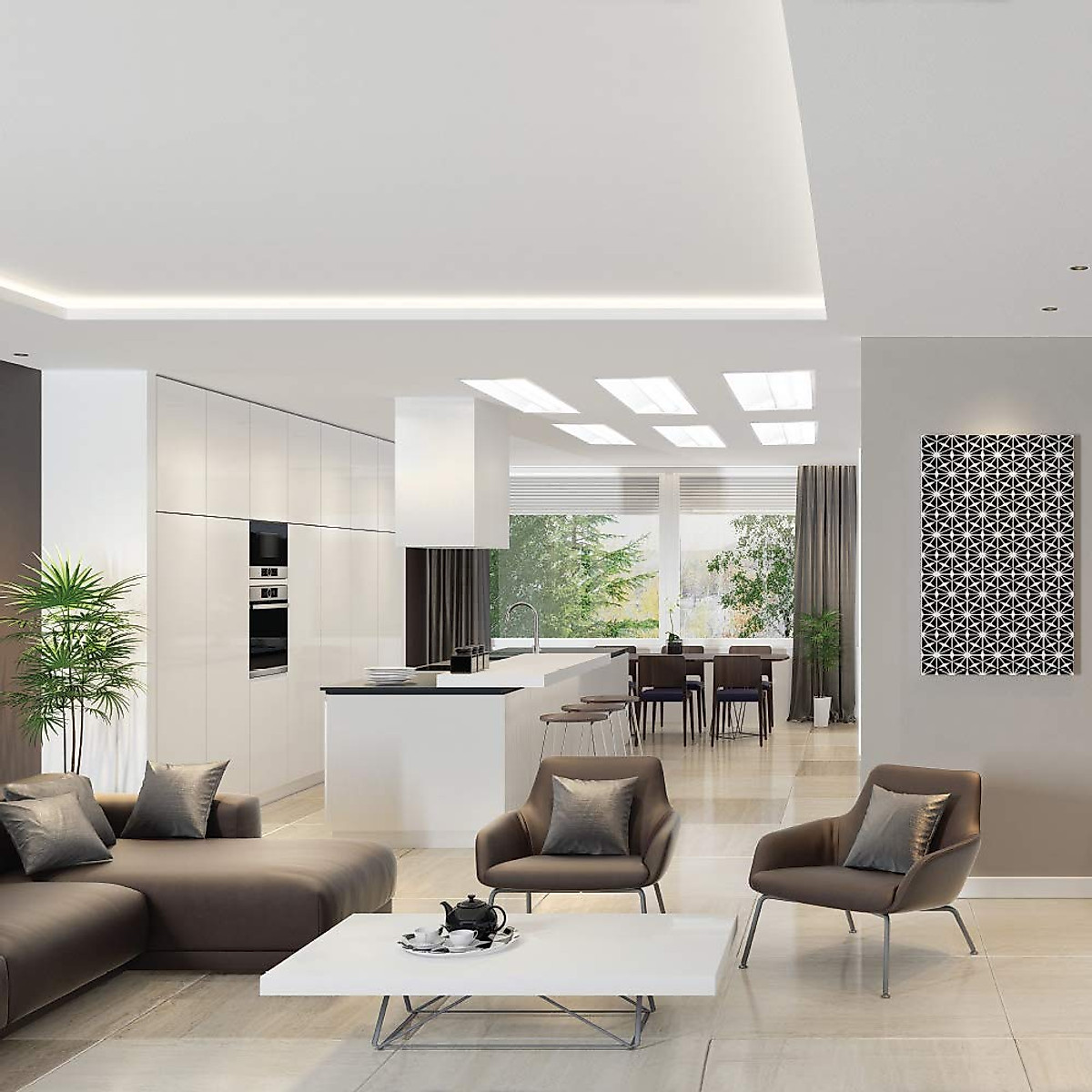 Feit Electric T8 LED Bulbs 4 Foot, 32 Watt Equivalent, Type A Tube Light, Plug & Play, T8 or T12 LED Fluorescent Replacement, Frosted, T48/830/LEDG2/4, 3000K Warm White, (Pack of 4)