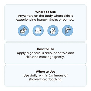 Bushbalm Ingrown Hair Oil - Helps with Ingrown Hair, Underarm Bumps, Soothes Skin, Razor Bumps and Post Shave Redness, 30 ml - Nude Oil