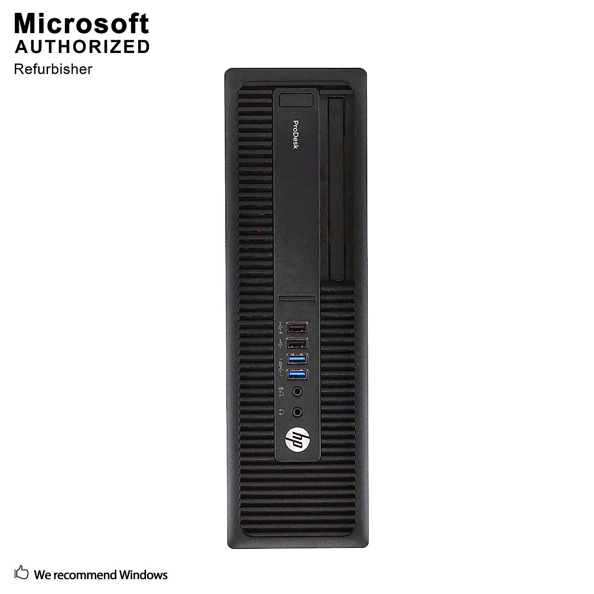 HP ProDesk 600 G2 Small Form Factor PC, Intel Quad Core i7-6700 up to 4.0GHz, 16G DDR4, 512G SSD + 1T, WIFI, Bluetooth 4.0, DVDRW, Windows 10 64-Multi-Language Support English/Spanish/French (Renewed)