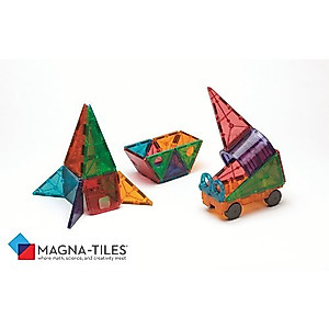 Magna-Tiles Deluxe Set, The Original Magnetic Building Tiles For Creative Open-Ended Play, Educational Toys For Children Ages 3 Years + (48 Pieces)