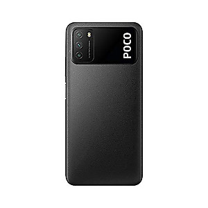 Xiaomi POCO M3 Smartphone, 4 GB + 64 GB, 6.53 "FHD + Ampio 1080P FHD + Display 49 MP, Tripla Fotocamera, 6000 mAh Batteria, Doppi Altoparlanti, Jack per Cuffie da 3.5 mm, Nero (Power Black)