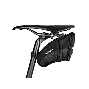 Topeak Aero Wedge Pack, w/ Fixer F25, Medium , Black