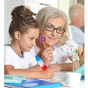 Planet Pens Bundle of Cute Treats: Sparkle Pink Donut, Vanilla Cone Ice Cream, & Ice Treat Novelty Pens - Fun Unique Office Supplies Ballpoint Pens For School & Office - 3 Pack