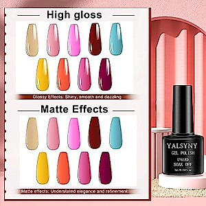 12 PCS Nail Polish Kit with UV LED NAIL LAMP ,Gel Nail kit NAIL TOOL KIT