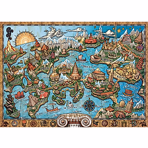 Ravensburger Mysterious Atlantis 1000 Piece Jigsaw Puzzle - Journey Into Legends | Unique Softclick Technology | Vibrant, Glare-Free & Durable | Ideal for Relaxation & Gifting | FSC Certified