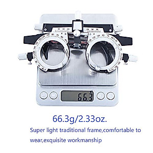Optometry Optician Fully Adjustable Trial Frame Optical Trial Lens Frame Eye Optometry Optician Eye Test Glasses Optical Titanium Trial Eye Optometry Lens Frame Text Optician