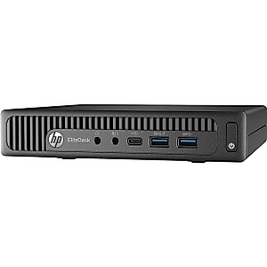 HP EliteDesk 800 G2 Mini Desktop PC, Intel Core i7-6700T 2.8GHz, 16GB RAM, 256GB SSD, Win10Pro (Renewed), Black
