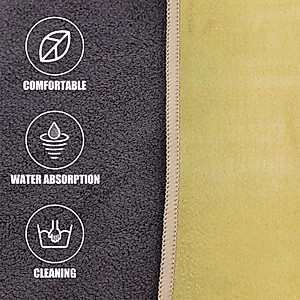 Hemoton 2pcs Tea Mat Tea Cloth Tea Ceremony Mat Coffee Bar Mat Tea Towels Kitchen Teaware Towel Suede Towel Absorbent Cleaning Towels Teacup Towel Household Coral Fleece Quick Dry Cloth