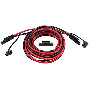 Billion wealth 10AWG 10Feet / 3M SAE to SAE Extension Cable Quick Disconnect Connector Compatible with Solar Panel Panel SAE Plug