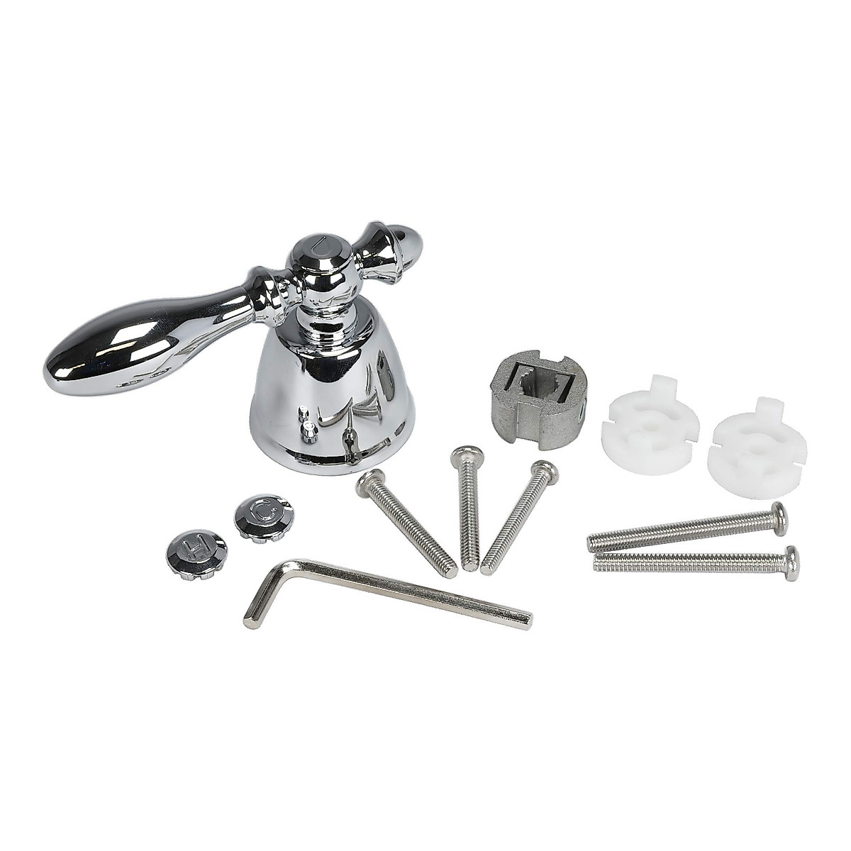 Danco, Chrome, 1 Count (Pack of 1) 80021 Decorative Lever Handle