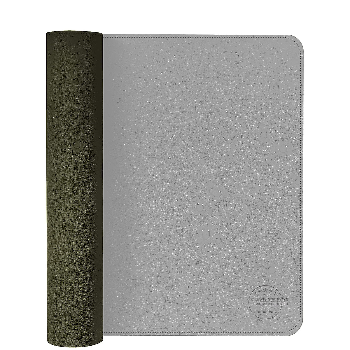 Koltster Gun Cleaning Mat, Waterproof/Durable Gun Cleaning Pad for Gun Maintenance 32"x16" Protective Mat (Grey/Green)