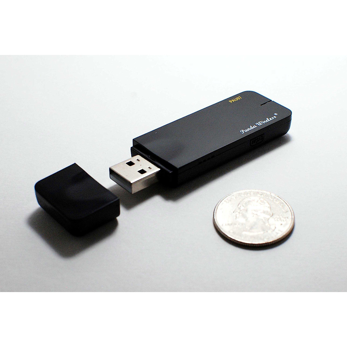 Panda Wireless® N600 Dual Band (2.4GHz & 5.0GHz) 300Mbps Wireless N USB Adapter w/WPS Button - Windows XP/Vista/7/8/10/11, Zorin, Mint, Ubuntu, openSUSE, Fedora, Centos & Kali Linux