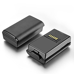 OBVIS for Xbox 360 Controller 2 Pack Rechargeable Battery Kit with Dual Charging Station Dock Charger Stand Base