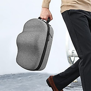 Eyglo M3 Head Strap for Oculus Quest 2 Balance Weight,Travel Carrying Case for Meta Quest 2 Compatible with M2 Head Strap,Elite Strap and Accessories (2-in 1 Gray)