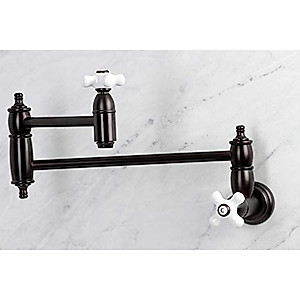 Kingston Brass KS3105PX Restoration Pot Filler, Oil Rubbed Bronze
