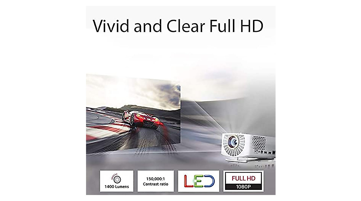 LG HF60LA Full HD Smart TV Cinebeam Projector (Renewed)
