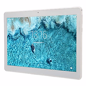 Haofy 10.1 Inch HD Tablet PC 2560x1600 Resolution 100-240V 2.4G 5G WiFi Study Tablet PC for Android 12 (US Plug)