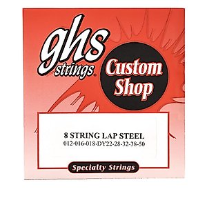 GHS Electric Lap Steel Strings 8-String 12-50