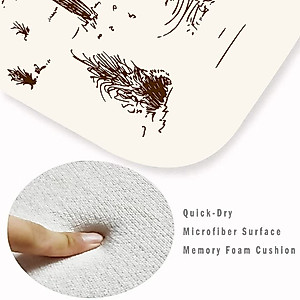 Kitchen Rug Set of 2 Western Country Theme of American Wild West Desert Cowboy Comfort Standing Mat Chef Floor Mats Washable Doormat Anti Fatigue Non-Slip Kitchen Runner Rugs Bedroom Area Carpet