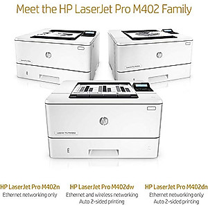 HP LaserJet Pro M402dn Laser Printer with Built-in Ethernet & Double-Sided Printing, Amazon Dash replenishment ready (C5F94A), A4