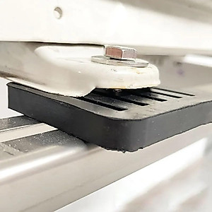 RecDec 4 Pack Mini Split Anti-Vibration Pads Wall Mounting Bracket Isolator Rubber Pad Damper Shock Absorbing Feet for Ductless Air Conditioner Heat Pump System Outdoor Condenser Unit A/C HVAC