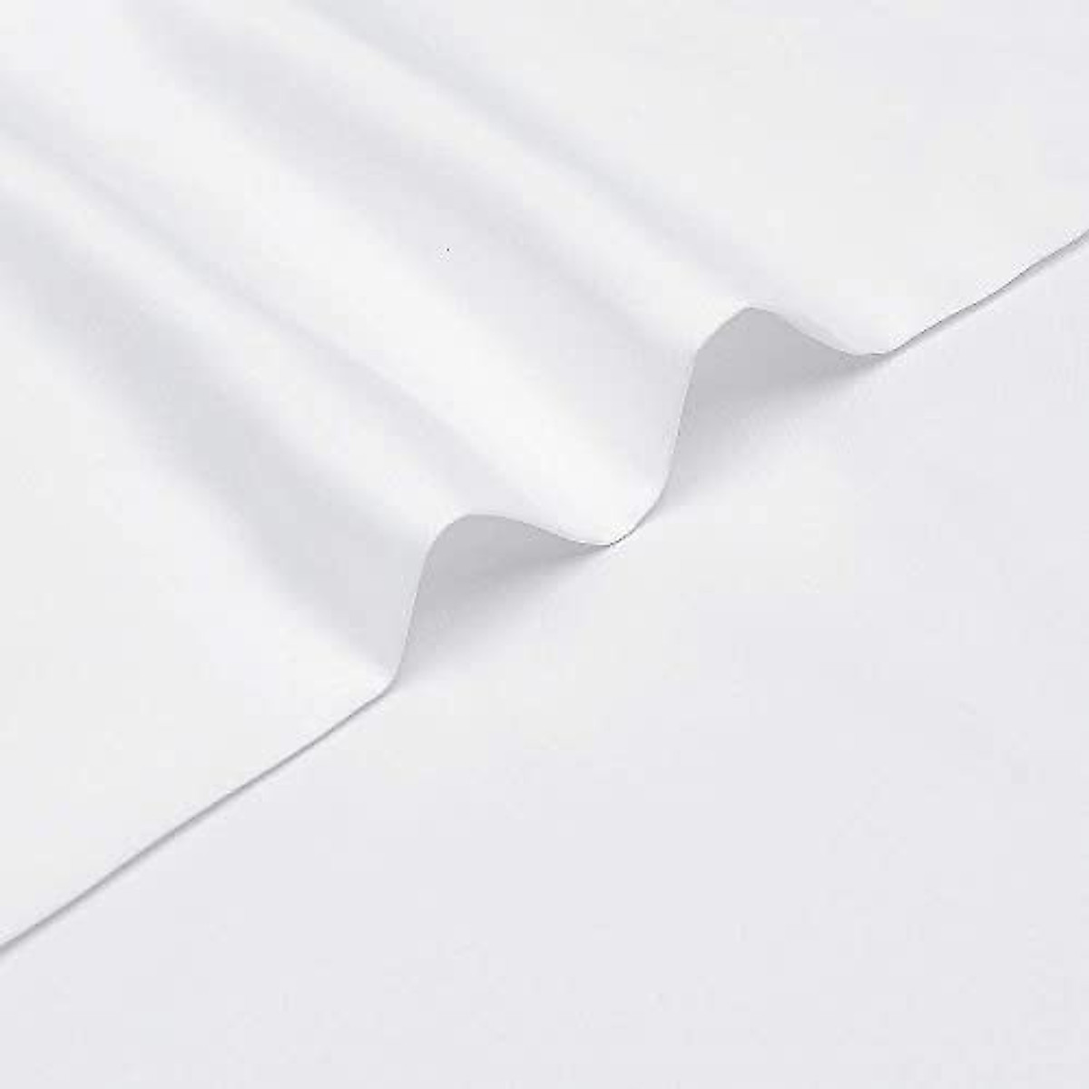 Zenssia Silky Satin Pillow Cases Set of 2, Soft Satin Pillowcases for Hair and Skin, Satin Pillow Covers with Zipper Closure, Queen Size 20x30 Inches, White