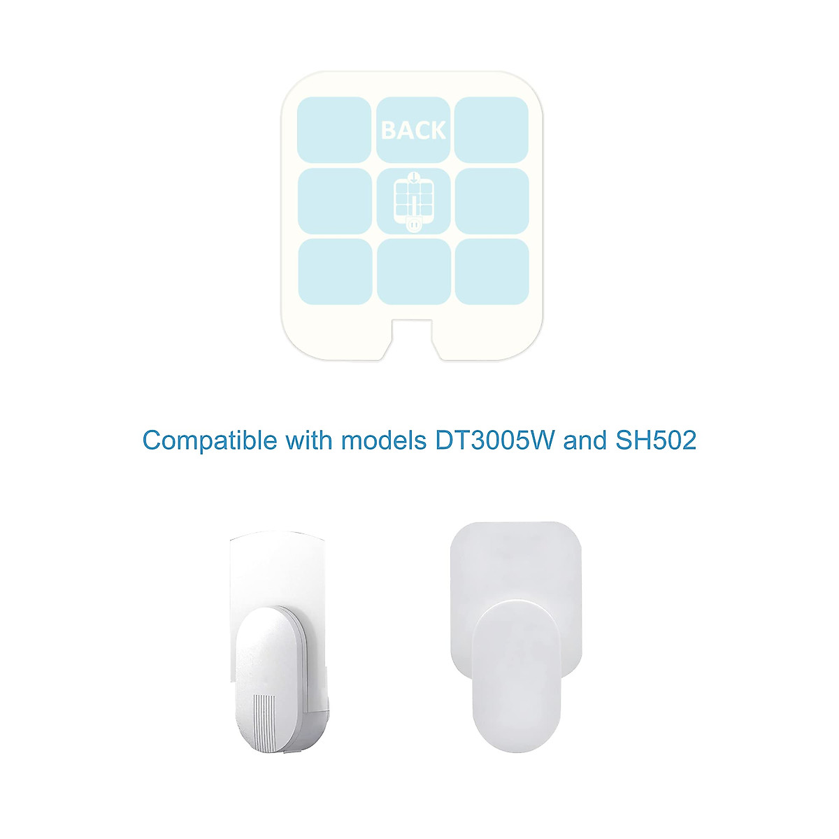 20 Pack Glue Cards Compatible with Safer Home Indoor Fly Trap Refill for SH502 SH503 DT3005W DT3005W-DS3 23005-06 DOT Safe Home Plug-in Bug Trap Light