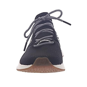 New Balance Women's Fresh Foam Roav V1 Sneaker, Black/Light Aluminum, 8.5 M US