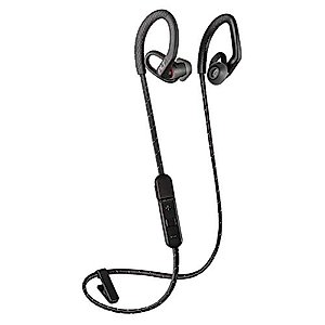Plantronics BackBeat FIT 350 Wireless Headphones, Stable, Ultra-Light, Sweatproof in Ear Workout Headphones, Black (Renewed)