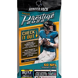 2022 Panini Prestige Football Hanger Pack Trading Cards