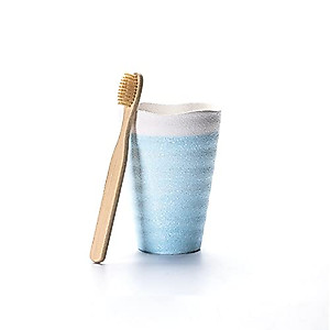 Kids Bamboo Toothbrushes (4 Pack) | BPA Free Color Safe Bristles | Bamboo Charcoal Toothbrushes | Biodegradable & Eco Friendly Toddler Tooth Brush, 4.0 Count