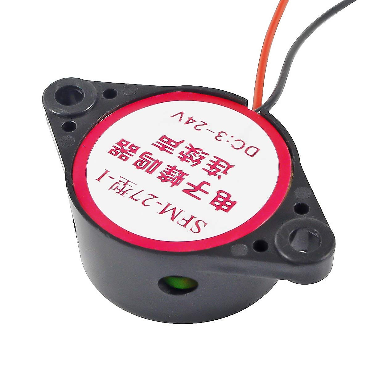 10PCS SFM-27 DC 3-24V Alarm Siren Electronic Piezo Active Buzzer, 95dB High Decibel Continuous Beep Speaker for Arduino