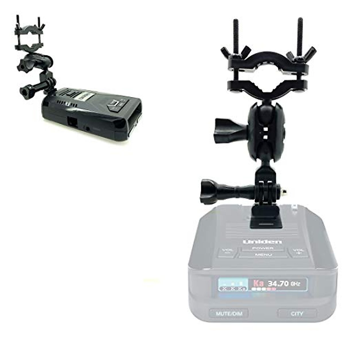 LycoGear Rearview Mirror Stem Mount for Uniden R1 R2 R3 R4 R7 DF1 DFR2 DFR3 DFR5 DFR6 DFR7 DFR8 DFR9 Radar Detector (for Uniden Radar Detector Only)