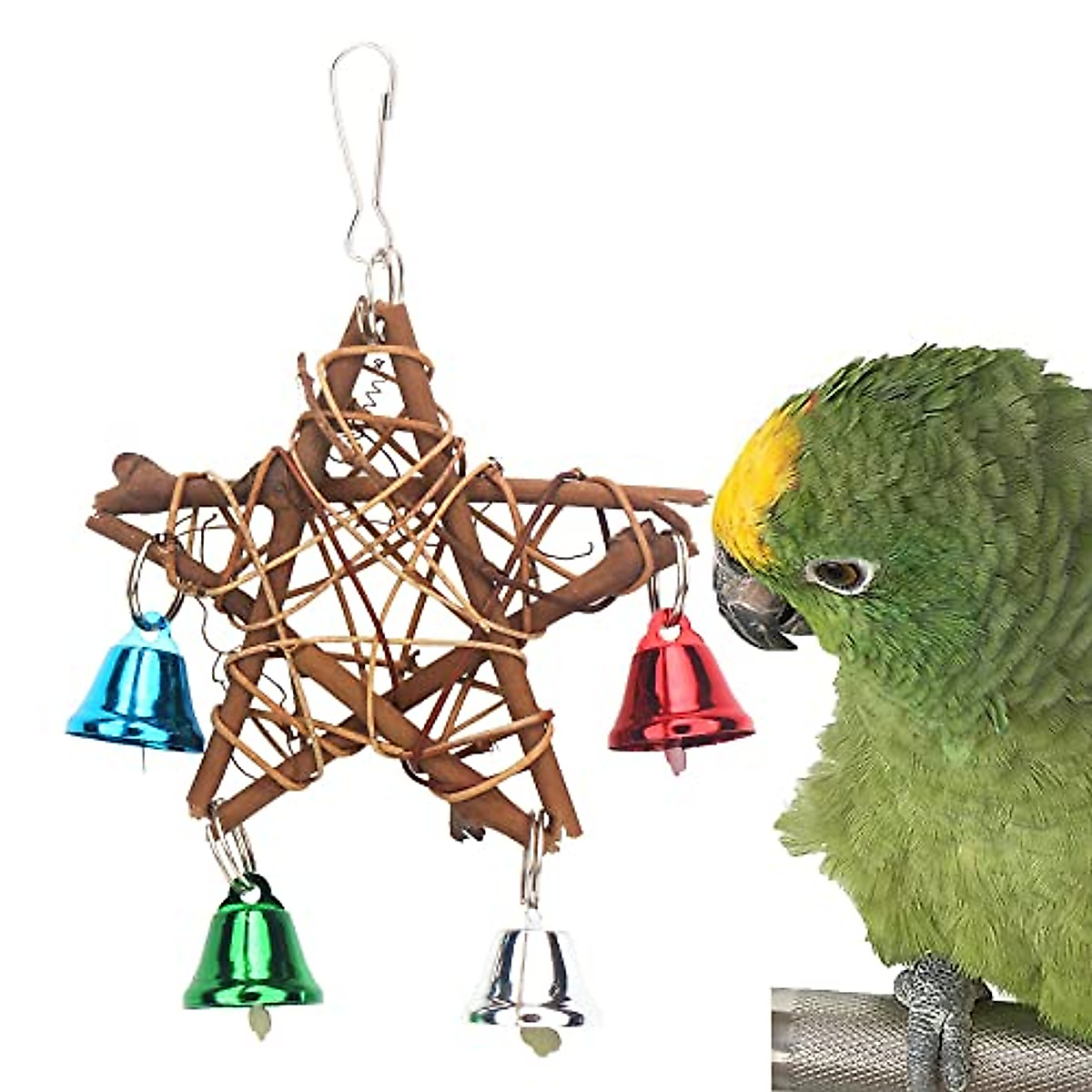 3 Pieces Parrots Toys and Bird Accessories for Pet Toy Swing Stand Budgie Parakeet Cage African Grey Vogel speelgoed parkiet