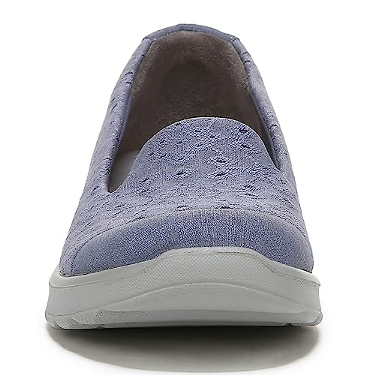BZees Womens Galaxy Slip-On Folkstone Blue Eyelet 8.5 W