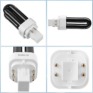 Kittmip Bug Zapper Replacement UV Bulbs 41050 Compatible with DynaTrap DT1050 DT1100 DT1250, 1/2 Acre Trap Replacement Light Bulb, UV Light Ultraviolet Mosquito Killer Lamp Bulbs (6)