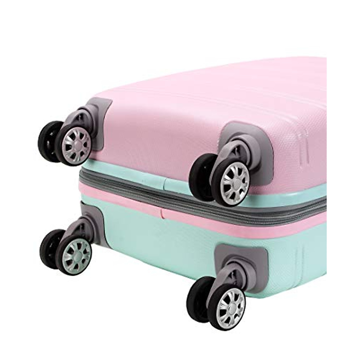 Rockland Melbourne Hardside Expandable Spinner Wheel Luggage, Mint, Carry-On 20-Inch