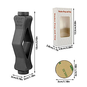 Laundry Door Post, Front Load Washer Door Holder, Proper Drying Preventing Odors Washing Machine Door Prop for Most Washers Wuwai