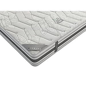 Ottomanson 12" Queen Mattress in a Box Made in USA, Firm Mattress, Hybrid Mattress Cool Improved Airflow with Edge to Edge Pocket Coil, Bed in A Box, Ottopedic