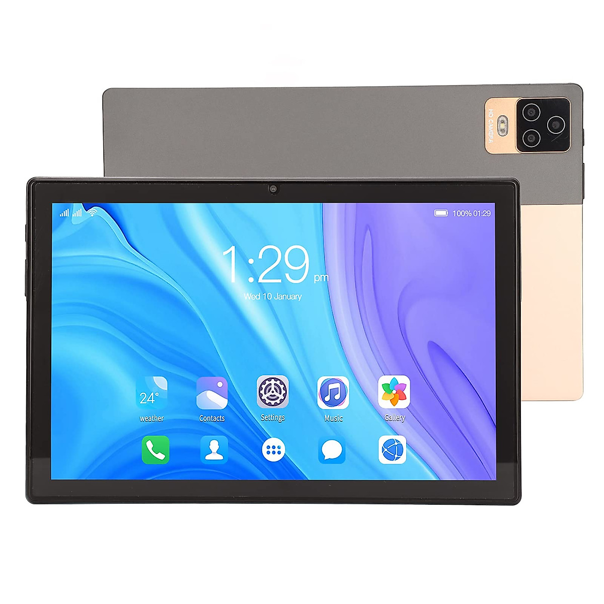 Tablet for Android11, 10 Inch HD 1920x1200 IPS, 4G Network Calling, 6GB RAM 128GB ROM, Octa Core Processor, 2.4G 5G WiFi Bluetooth4.2 GPS, Dual SIM Card Slot