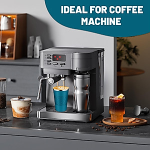 Insulated Coffee Tumblers with Flip Lid 12oz / 17oz, Stainless Steel Travel Coffee Mug Leak Proof, Vacuum Insulated Coffee Mug Thermos Cup, Keeps Cold and Hot for Coffee Tea