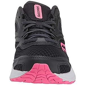 Saucony womens Versafoam Cohesion 12,Black/Pink,8 W US