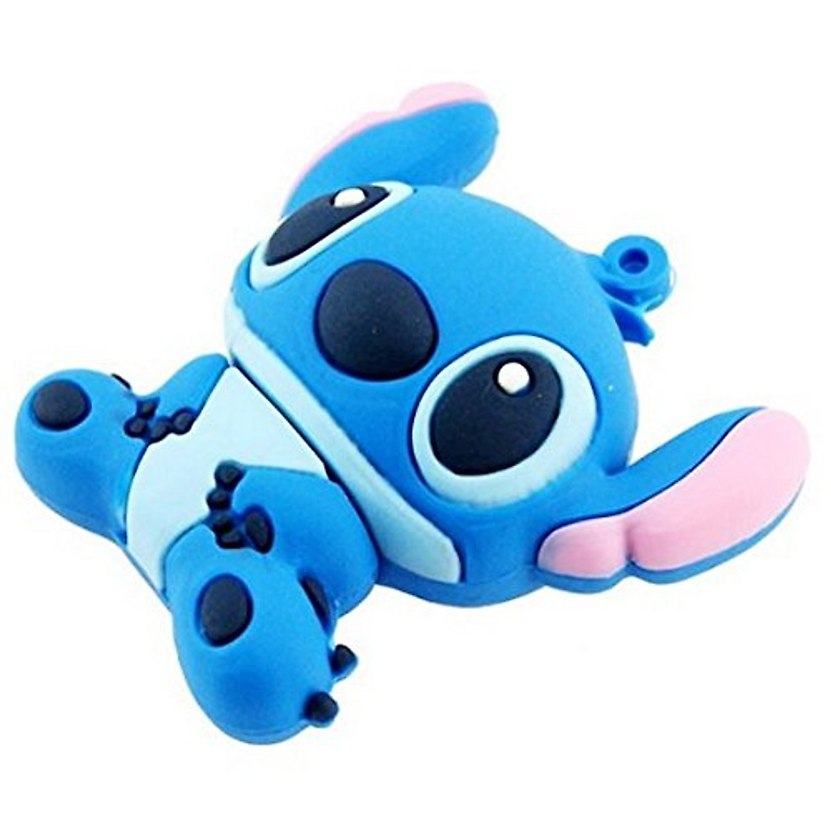 Novelty Stitch Blue Shape Design 16GB USB 2.0 Flash Drive Cute Memory Stick Stitch Thumb Drive Data Storage Pendrive Cartoon Jump Drive Gift (Stitch Blue-16GB)