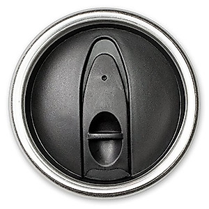 Mugzie brand 20-Ounce Travel Mug with Insulated Wetsuit Cover - Fall Leaves