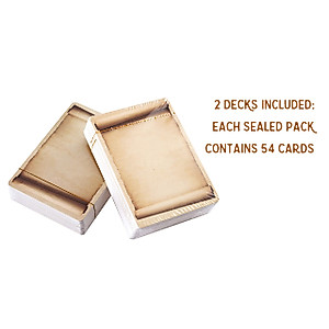 Forged Dice Co Blank Dry Erase Spellbook Card-Deck - Pack of 2 - Standard Card Style Fits Forged Dice Co Spell Card Books - Works Great for Making Custom D&D Spellbook Cards